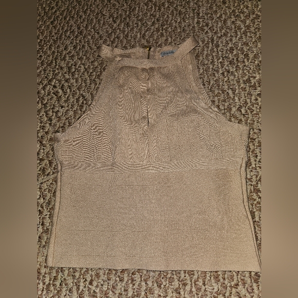 Charlotte Russe | Tops | Charlotte Russe Tan Knit Top | Poshmark
